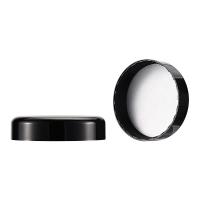 China PASSEN 10g Glass Lip Balm Jars Black Plastic Lids Glass Containers For Creams for sale