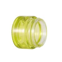 China 5ml 10ml 20ml 30ml 100ml Cosmetic Glass Jars Avocado Green Body Butter Packaging for sale