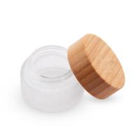 China 0.5OZ 1.76OZ 2OZ Ointment Cream Matte Glass Jar Frosted Glass Makeup Containers for sale