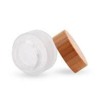 China 0.5OZ 1.76OZ 2OZ Ointment Cream Matte Glass Jar Frosted Glass Makeup Containers for sale