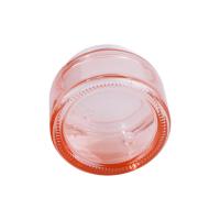 China MSDS EMC Eye Cream Cosmetic Glass Jars Pomegranate Red Empty Face Cream Containers for sale