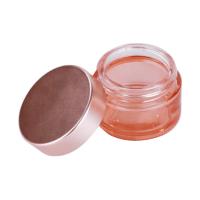 China MSDS EMC Eye Cream Cosmetic Glass Jars Pomegranate Red Empty Face Cream Containers for sale