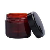 China Algal Green Turmeric 6.8OZ 200ml Cosmetic Glass Jars Custom Logo for sale