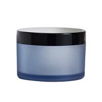 China Skin Care Cream Clear Cosmetic Glass Jars 10g-200g Face Moisturizer Glass Jar for sale