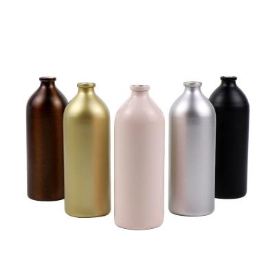 China 150ml 200ml 250ml Aluminum Cosmetic Bottles Nontoxic Tasteless Makeup Water Bottle for sale