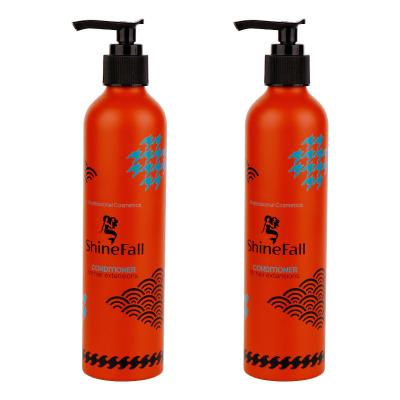 China Electroplate Orange Aluminum Lotion Bottle 100ml 150ml Empty Moisturizer Containers for sale