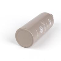 China 6.7OZ 10OZ 16.7OZ Aluminum Cosmetic Bottles Milk Tea Color Hand Lotion Packaging for sale
