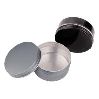 China Matte Aluminum Cosmetic Jars 150g 250g 5.3OZ 8.8oz Metal Tins for sale