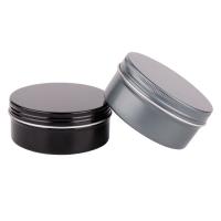 China Matte Aluminum Cosmetic Jars 150g 250g 5.3OZ 8.8oz Metal Tins for sale