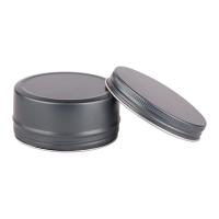 China Matte Aluminum Cosmetic Jars 150g 250g 5.3OZ 8.8oz Metal Tins for sale