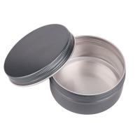 China Matte Aluminum Cosmetic Jars 150g 250g 5.3OZ 8.8oz Metal Tins for sale