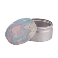 China Custom Printed 200ml 250ml Cosmetic Jars 4 OZ 6.8 OZ 8.5 Oz Metal Tins for sale