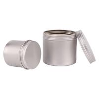 China Food Grade Mint Candy Tea Aluminum Canisters Screw Lid Aluminum Cream Jar for sale