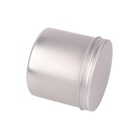 China Food Grade Mint Candy Tea Aluminum Canisters Screw Lid Aluminum Cream Jar for sale