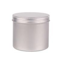 China Food Grade Mint Candy Tea Aluminum Canisters Screw Lid Aluminum Cream Jar for sale