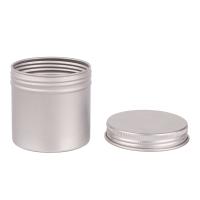 China Food Grade Mint Candy Tea Aluminum Canisters Screw Lid Aluminum Cream Jar for sale