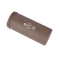 China 15ML To 250ML Green Round Aluminum Canisters Embossed Logo Empty Coffee Can for sale