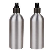 China OEM ODM Aluminum Cosmetic Bottles Silver 1-8 Ounce Lotion Bottles for sale