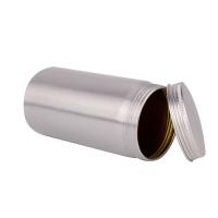 China Food Safe 10ml To 300ml Aluminum Canisters Cylinder Coffee Bean Tea Jar Packaging for sale