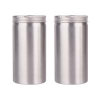China Food Safe 10ml To 300ml Aluminum Canisters Cylinder Coffee Bean Tea Jar Packaging for sale