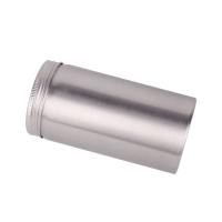 China Food Safe 10ml To 300ml Aluminum Canisters Cylinder Coffee Bean Tea Jar Packaging for sale