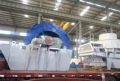 China Bucket Wheel Sand Washing Machine 40-200TPH Capacity Durable Sand Washer for sale