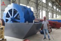 China Bucket Wheel Sand Washer 2600mm Diameter 20-50 t/h Capacity for Aggregate Washing for sale