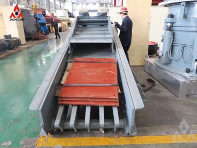 China GZT ZSW Series Vibrating Feeder 500-1000mm Feed Size Mining Feeding Machine for sale