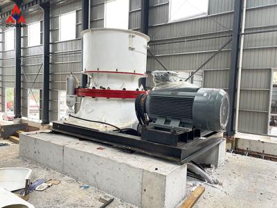 China Single Cylinder Hydraulic Cone Crusher 90-500kW for Hard Rock Granite Crushing for sale