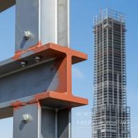China Prefabricated Hot Dip Galvanized Heavy Duty Steel Structure Construction UV Resistant for sale