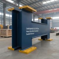 China Heavy Duty Steel Structure with 50 Tons Load Capacity, Solid H-Shape Steel Beam Main Frame, and Corrosion Resistant Coating for sale