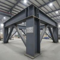 China Heavy Duty Steel Structure with 50 Tons Load Capacity, Solid H-shape Steel Beam, and 50+ Years Lifespan for sale
