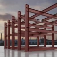 China Heavy Duty Steel Structure with Anticorrosive Paint, Customizable Dimensions, and 50+ Years Life Span for sale