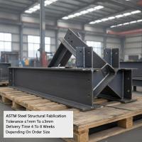 China Steel Structural Fabrication for Prefab Steel Buildings with Corrosion Resistance C1-C5-M, Tolerance ±1mm To ±3mm, and Easy And Quick Installation for sale