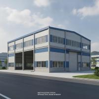 China Hot Dipped Galvanized Purlin Steel Structure Workshop with Aluminum Alloy Windows and Modular Transport for Steel Frame Workshop for sale