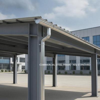 China Rust-resistant Finish Steel Structural Fabrication with 1mm To 100mm Thickness Range for Industrial Plants for sale