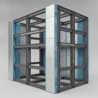 China Heavy Duty Steel Structure and Heavy Duty Steel Framework with Optional Heat Insulation System, Stainless Steel Gutter and Bolted or Welded Assembly for sale