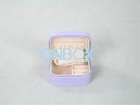 China JLC00079 Leather Zipper Box For Jewelry Collection for sale