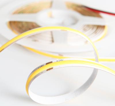 China Dimmable COB LED Flexible Strip , COB Strip Light 12V 24V High Brightness for sale