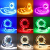 China Dimmable COB LED Flexible Strip , COB Strip Light 12V 24V High Brightness for sale