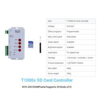 China T1000S LED Pixel Controller Programmable For WS2812B WS2811 RGB LED Strip for sale