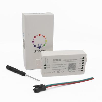 China LED Strip Smart Controller SP108E  LED sPI WS2811 Pixel Stirp Light Wifi Controller for sale