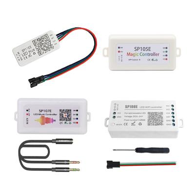 China Bluetooth LED Strip Smart Controller , Pixel Light Controller SP110E SP108E for sale