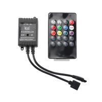 China Music LED RGB Controller 3CH 20 Key IR Remote Control For Home Decoration for sale