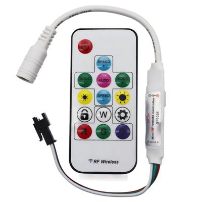 China 14 keys 3 pin LED Mini Controller , Sp002e Pixel Controller for LED light module for sale