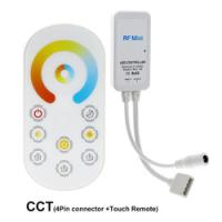 China Mini RGB CCT LED Controller , RF Wireless Dimmer For 5050 Light Strip for sale