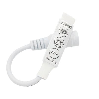 China 288W 3 Key LED Controller , RGB LED Controller 12V For 5050 RGB Strip Light for sale