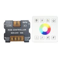 China Single Color LED Dimming Controller , 30A High Power RGB Control Panel for sale