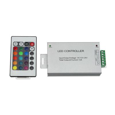 China Aluminum Case 24 Key IR Remote Controller 3CH Common Anode Mode for sale