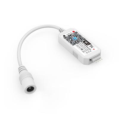 China Voice Control LED Strip Wifi Controller For RGB Strip Light CE Certified for sale